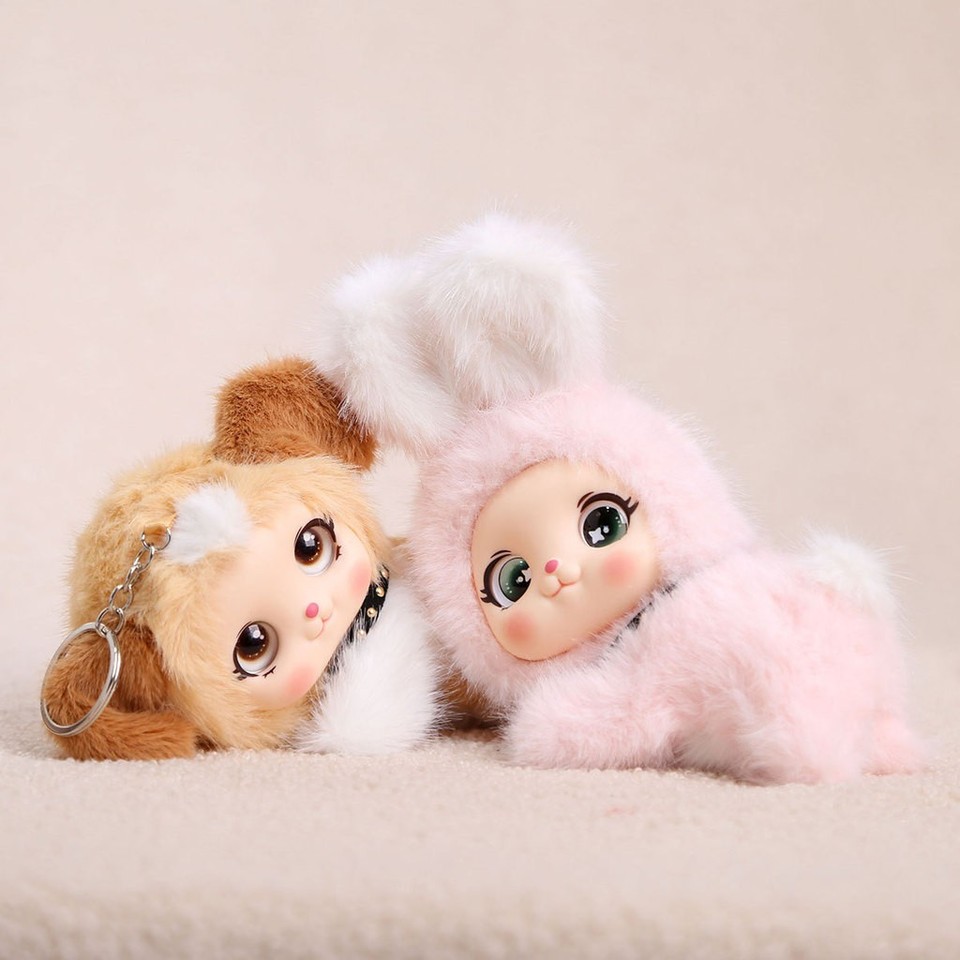 Animal Plush Keychain With Big Eyes Soft Toy For Kids And Collectors ...