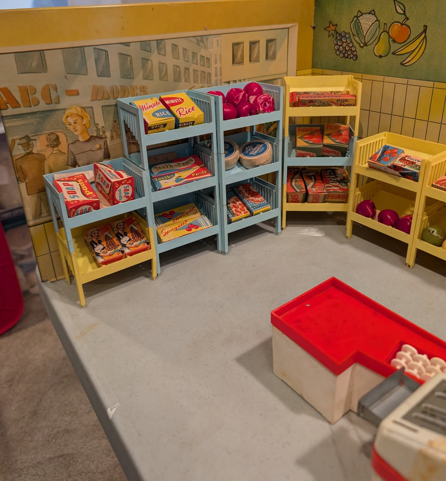 Fuchs West Germany Tin Lithograph & Plastic Grocery Store Play SetのeBay ...