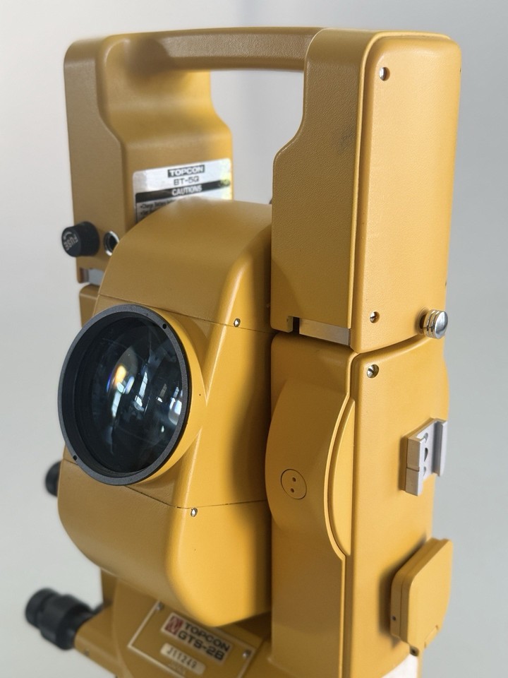 Topcon GTS-2B Total Station ~ Case, Controller, & Accessories ...