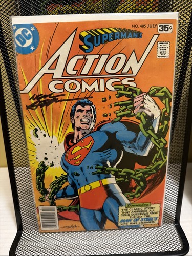SIGNED By Neal Adams Action Comics # 485 Bronze Age 1978 DC Comics ...
