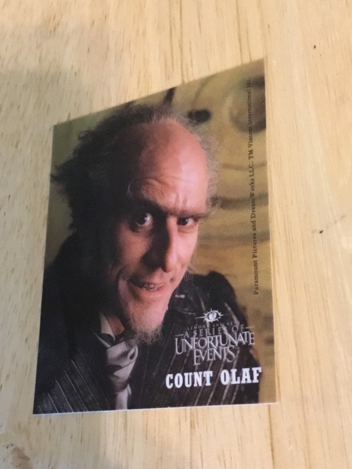 Jim Carrey as Count Olaf Lenticular Trading Card - Series of ...