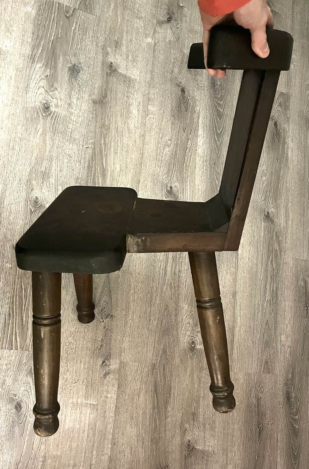 Rare MCM Cockfighting Chair by William Fetner, Hamlet N.C. Extra Robust ...