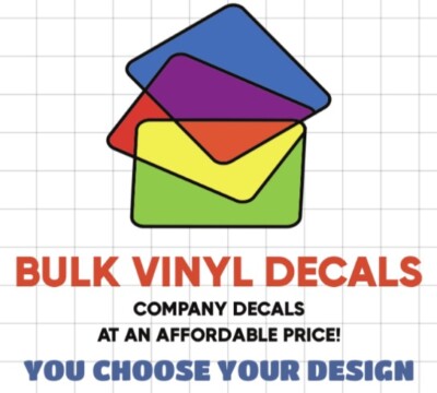 Custom Business Company Logo Vinyl Decal Stickers BULK. *Read ...