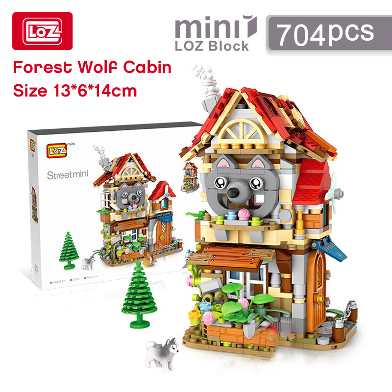 LOZ Mini Blocks Sets Food Street View Building Blocks Micro Bricks with ...
