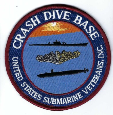United States Submarine Veterans Inc. (USSVI) Crash Dive Base - 4 inch ...
