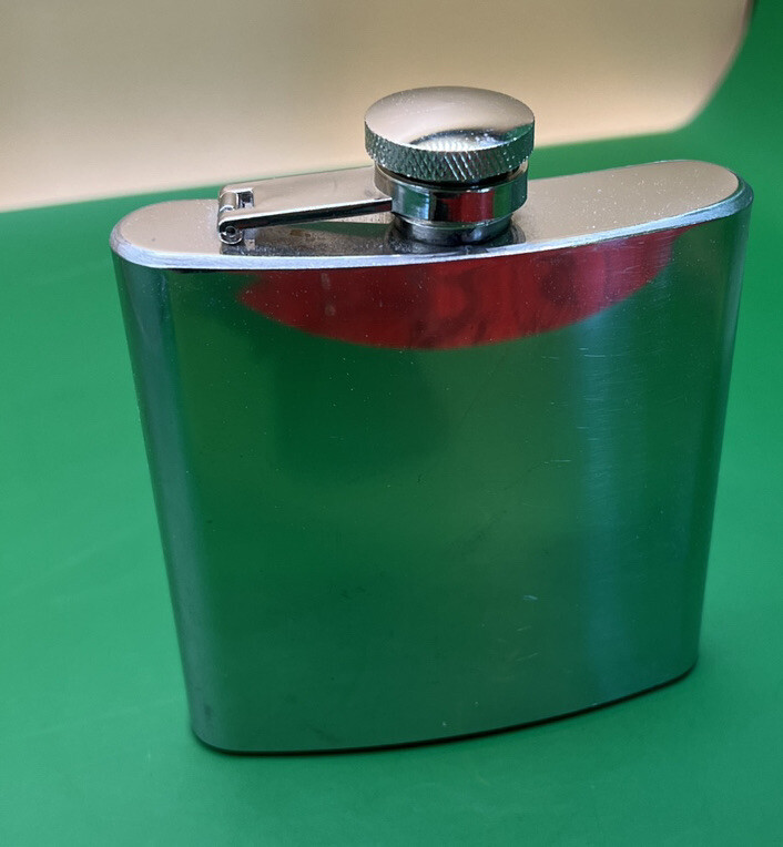 6 oz Premium Polished Stainless Steel Hip Flask Bar Pocket Hip Flask ...