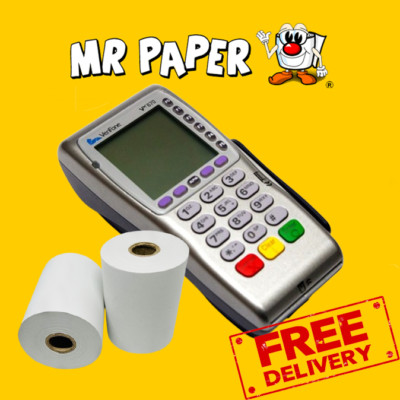 Verifone VX-670 PDQ Rolls / Credit Card Machine Rolls (Box of 20 Rolls ...