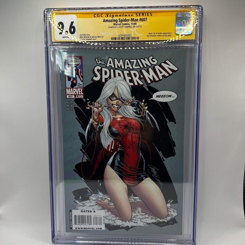 Amazing Spider-Man #607 CGC SS 9.6 WHITE Comic Book Signed by J.SCOTT ...