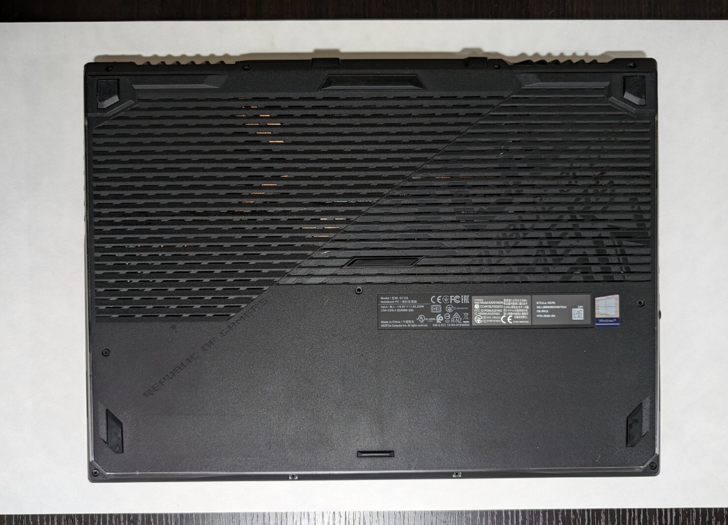 ASUS ROG STRIX G712L 17.3" FOR PARTS | eBay