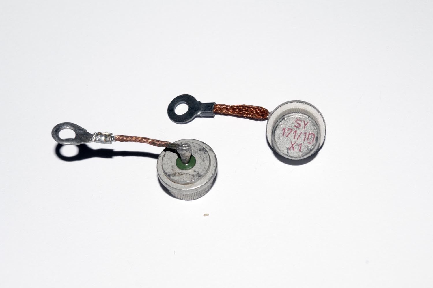 Sy171/1 RFT 100v 25a/100a Diode Rectifier Germany Diodes Cathode Case ...