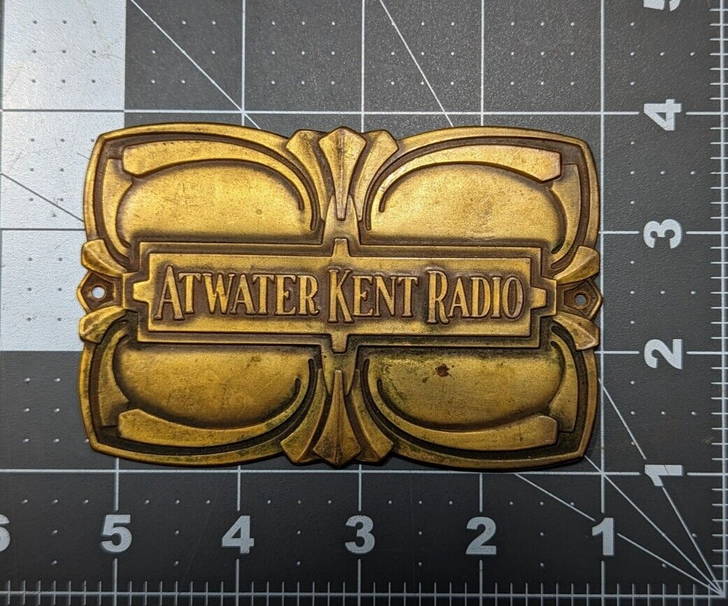 Atwater Kent Radio Model 46 Parts Dial 4622 Brass Tag Hardware Lot ...