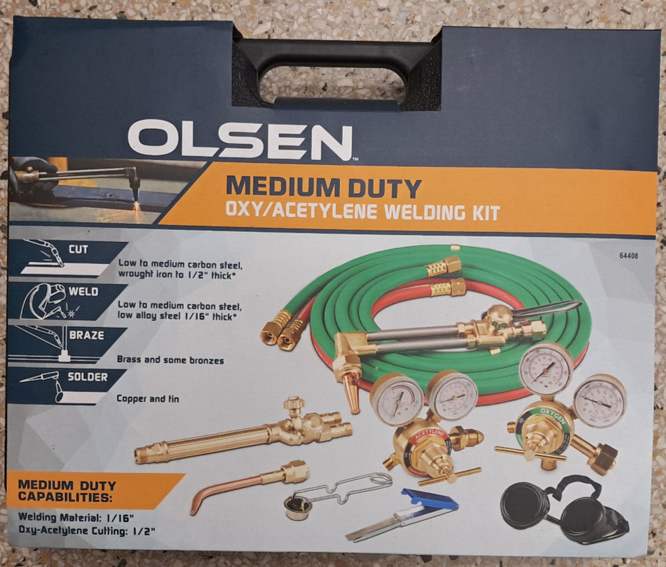 Olsen Medium-Duty Oxy-Acetylene Welding & Cutting Kit #64408 | eBay