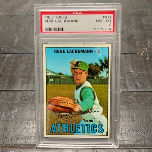 1967 Topps Rene Lachemann #471 *Athletics* PSA 8 NM-MT | eBay