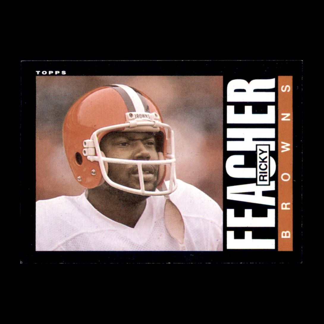 Ricky Feacher 1985 Topps Cleveland Browns #227 Set Break Nice Vintage ...