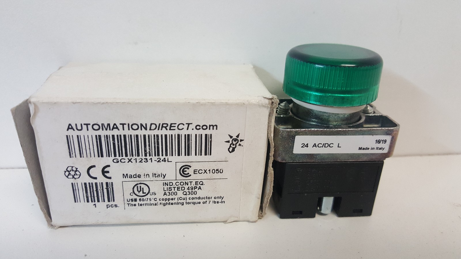 NEW OLD STOCK! AUTOMATION DIRECT PUSH BUTTON SWITCH GCX1231-24L | eBay