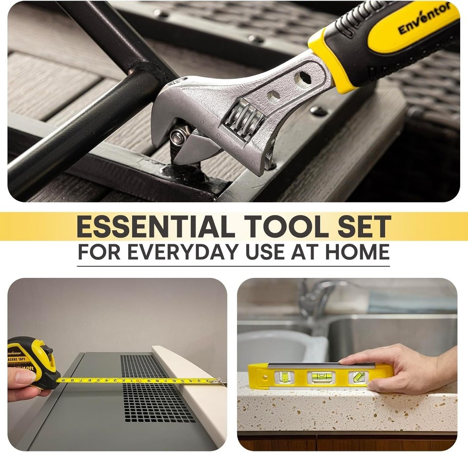 Tool Kit Set, 108PCS General Household Hand Tool Kit with Storage ...