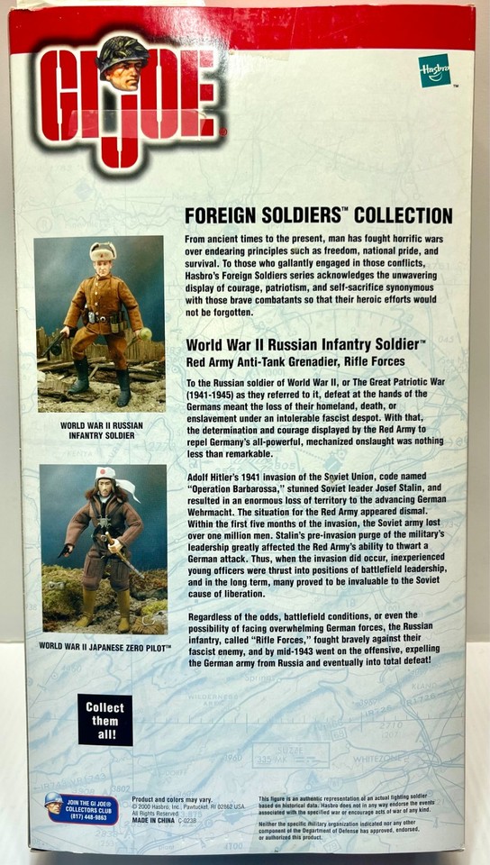GI Joe •World War II• -Russian Infantry Soldier- Foreign Soldiers ...
