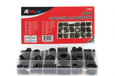 125pc Rubber Grommet Assortment Kit Multi-Size Electrical, Automotive ...