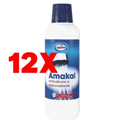 12 X Amacasa Anticalcare 500 Ml. Liquido Amakal Anticalcare e ...