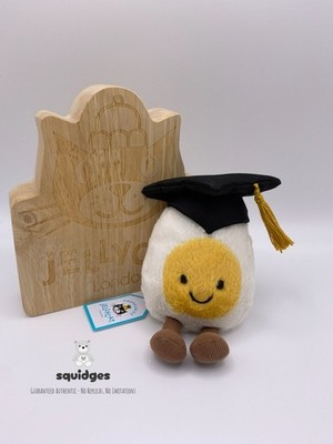 BNWT! 100% Genuine Jellycat Amuseables Graduation Egg & Hangtag ...