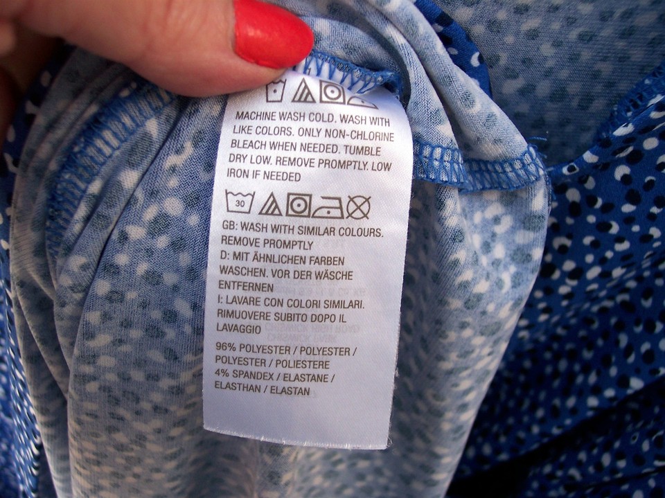 Susan Graver Liquid Knit Fit Flare Tunic Top plus size 2x 3x Blue ...
