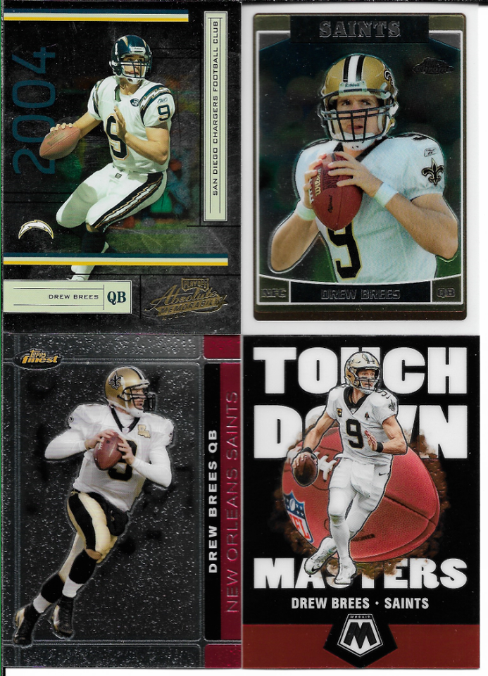 Drew Brees 10 Card Lot with Inserts NM | eBay