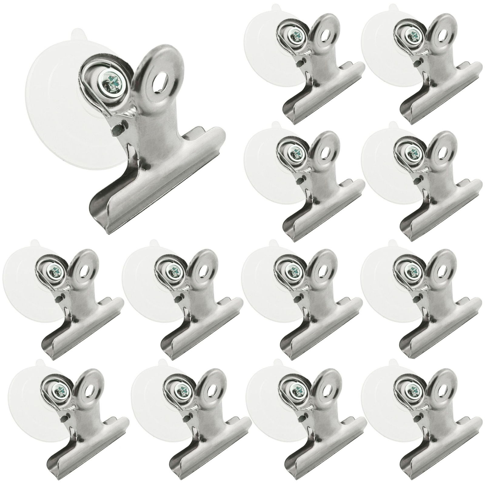 15PCS Suction Cup Clip Plastic Round Suction Cup Clamp Holder for ...