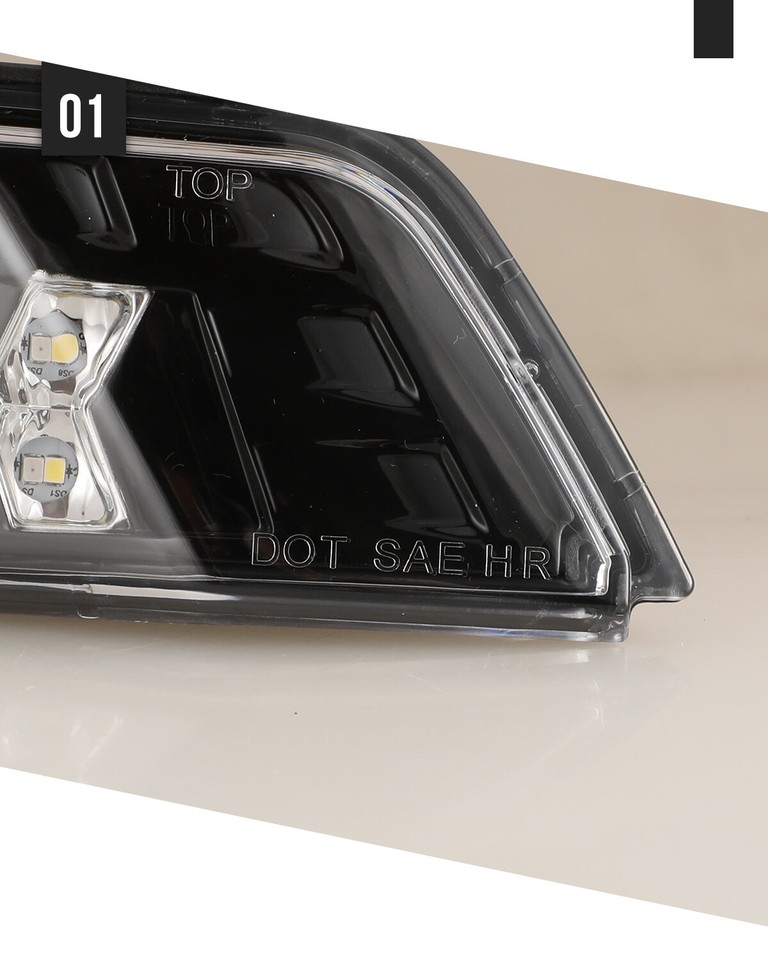 For 15-17 Ford Mustang LED Sequential Turn Signals DRL Dynamic Turning ...