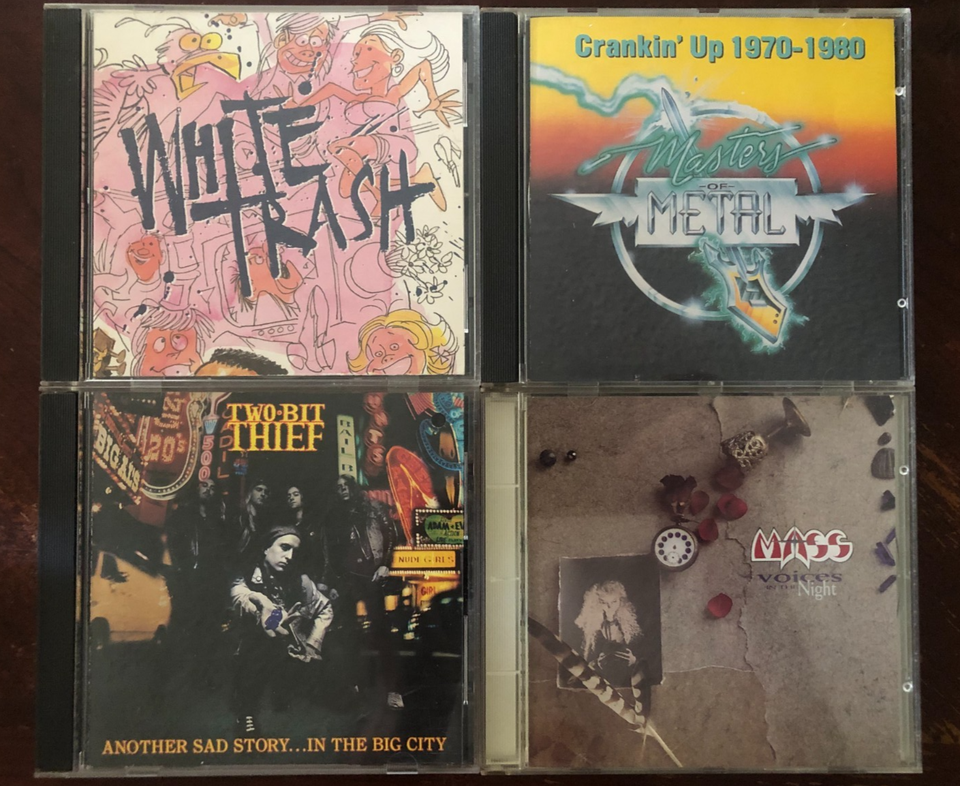10 VINTAGE 80S HEAVY METAL CD LOT! RARE ORIGNAL VINTAGE PRESSING ...