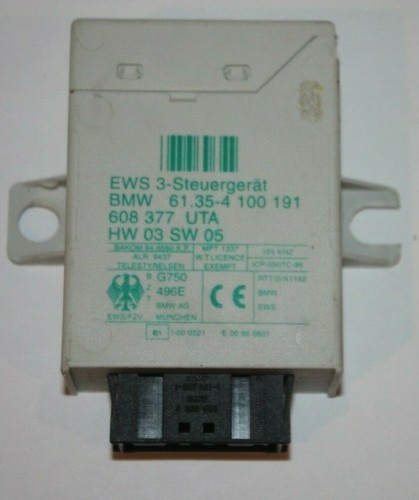 BMW EWS3 Immobilizer Control Unit EWS-3 BMW 61.35-4 100 191 / 608 377 ...