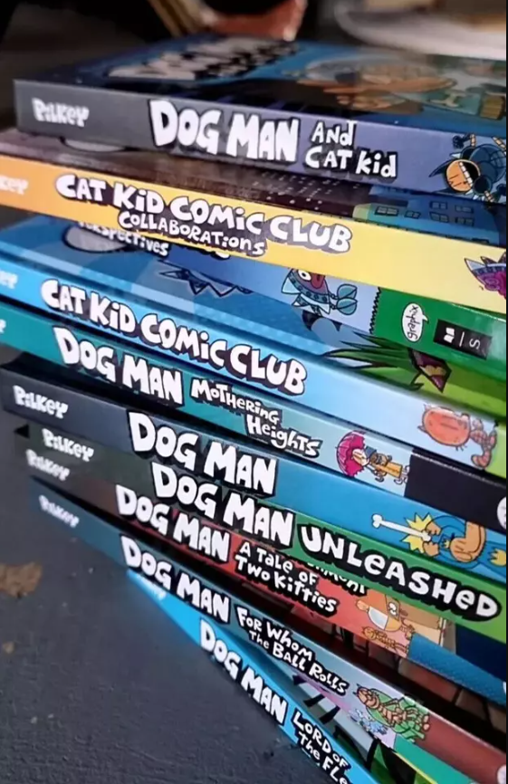 Dog Man Series 1-18 books set Dogman Children's Collection by Dav ...