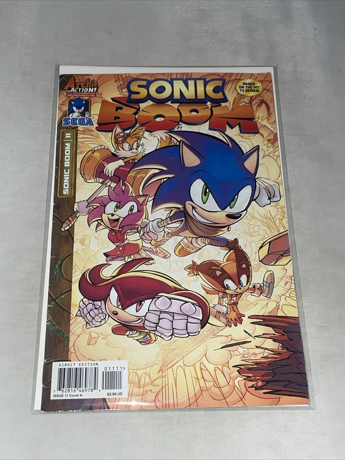 SONIC BOOM 11 ARCHIE VARIANT COMIC SEGA CARTOON FREILBERGER SKELLY 2015 ...