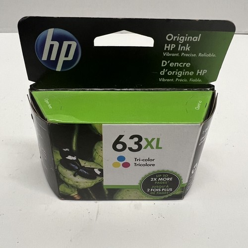 Original HP 63XL Tri-Color High-yield Ink Cartridge Exp: 05/2022 | eBay