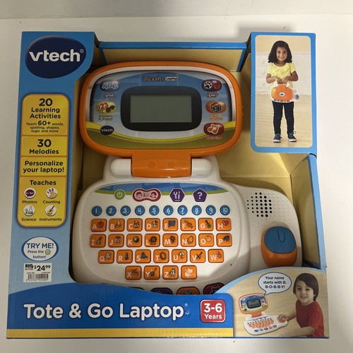 vtech Tote And Go Laptop Pre-School Learning System Educational BRAND ...