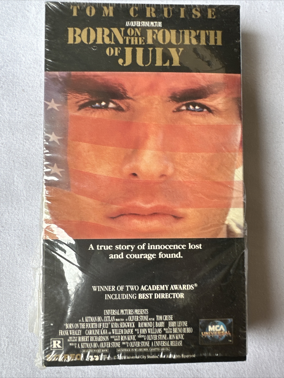 1989 BORN on The FOURTH OF JULY VHS Tape, COMPLETE/TESTED SEE PHOTOS ...