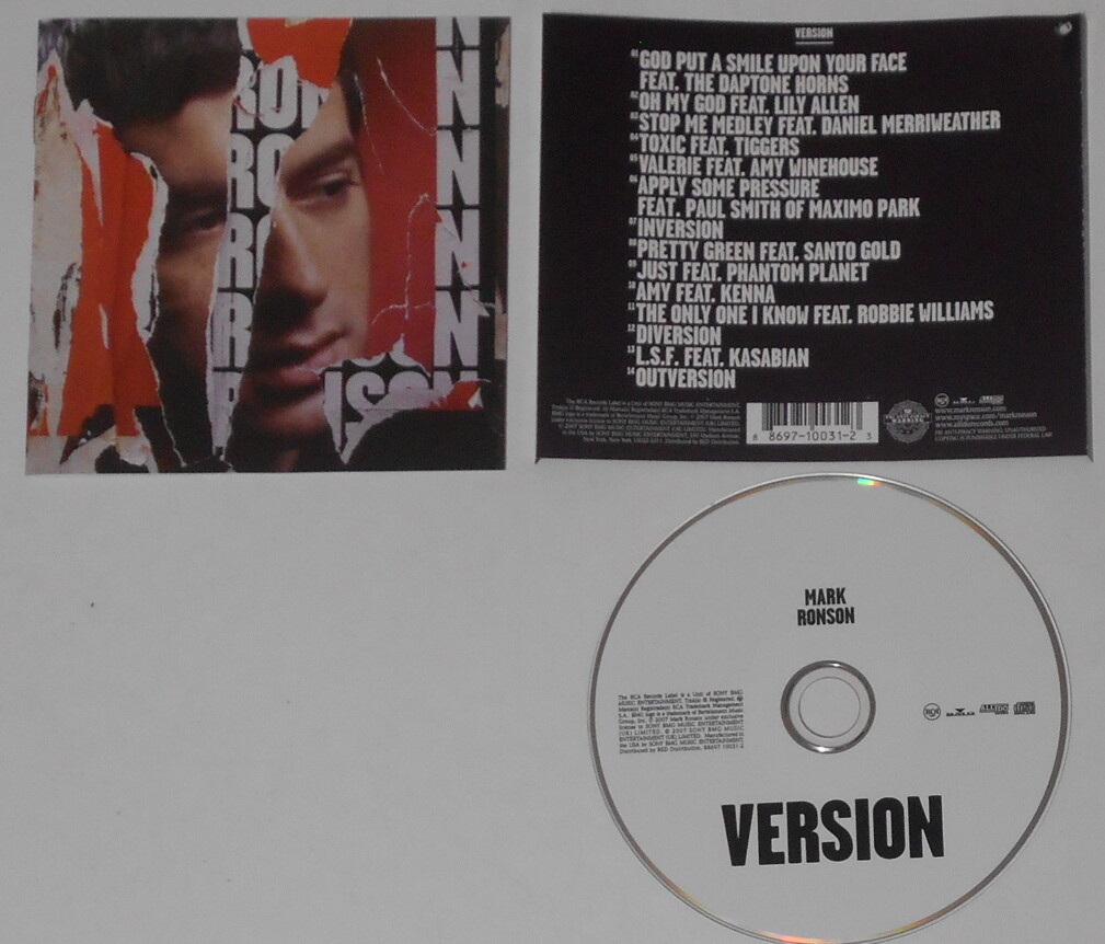 Mark Ronson - Version - U.S cd | eBay