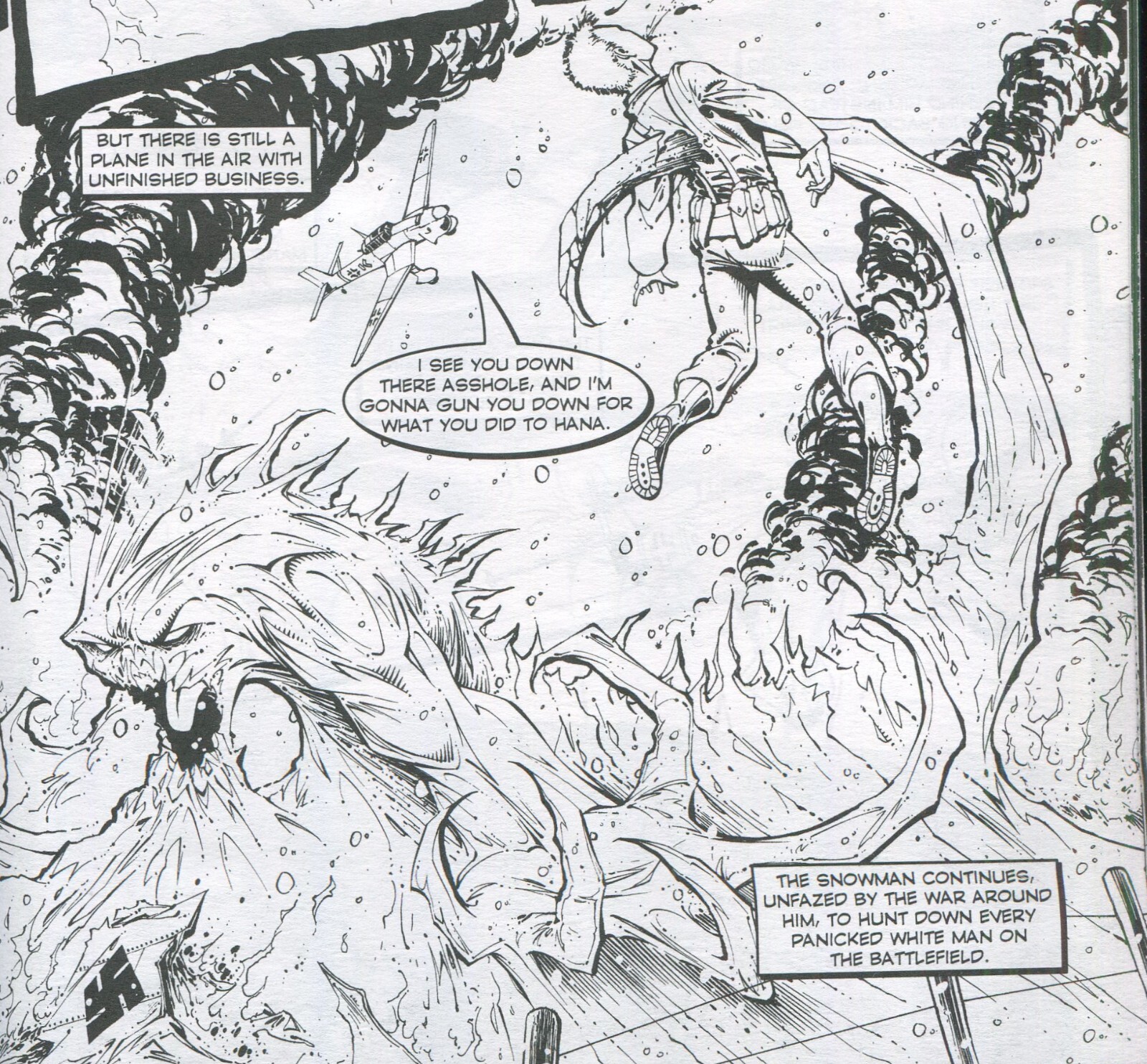 Snowman 1944 Special Comic Main Cover Matt Martin Avatar 1997 Horror ...
