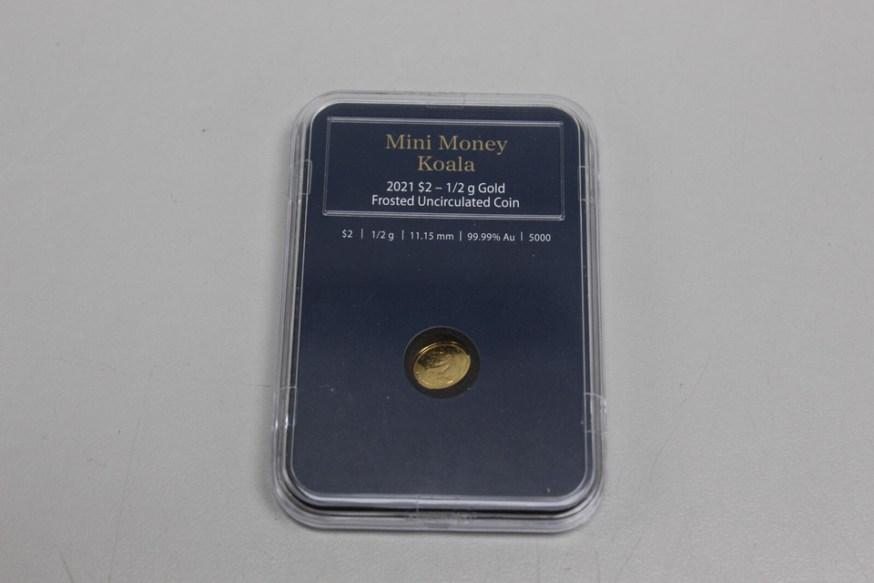 2021 Royal Australian Mint Money Koala $2 1/2 g Gold Frosted ...