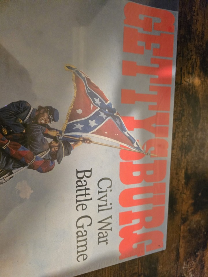 Gettysburg Civil War Battle Game Strategy Military Board Game Complete ...