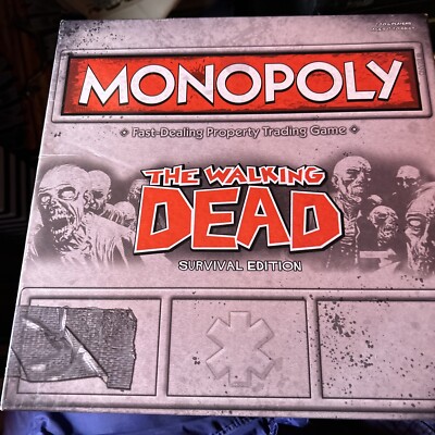 The Walking Dead Monopoly Game Survival Edition USAopoly 9781605843599 ...
