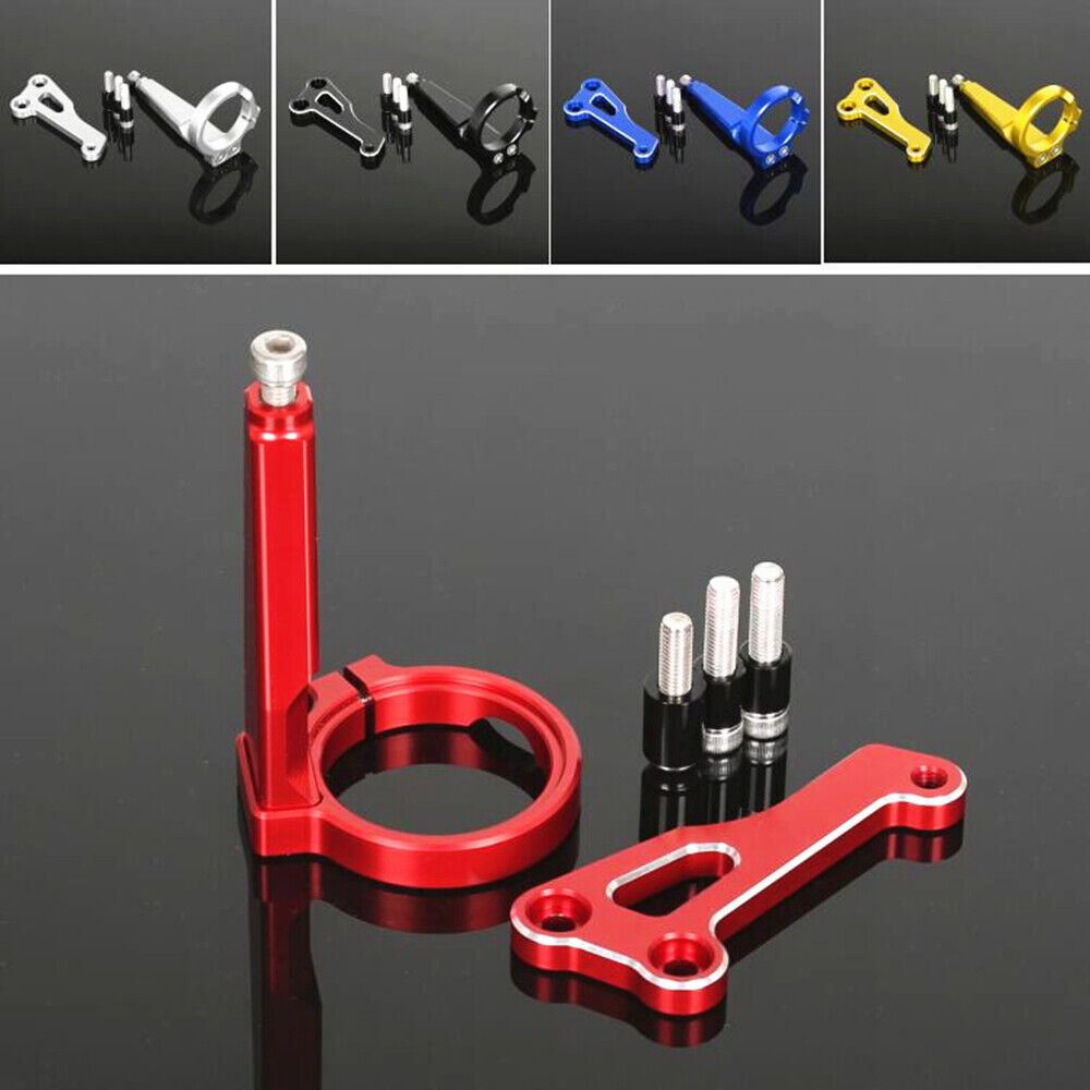 CNC Front Steering Damper Stabilizer Mounting Bracket For Honda MONKEY ...