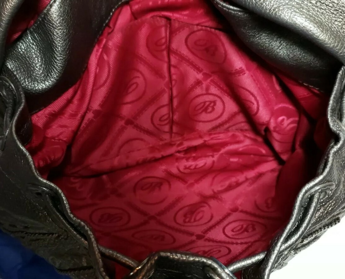 BRIGHTON PEWTER MASTERPIECE COLLECTION NINA CROSSBODY HANDBAG PURSE ...