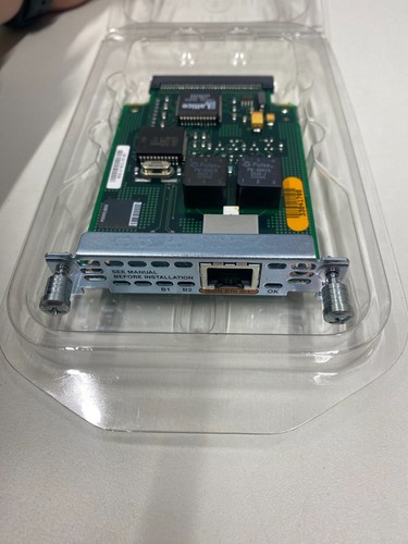 CISCO WIC-1B-S/T Single Port ISDN WAN BRI S/T Interface Module card RRP ...
