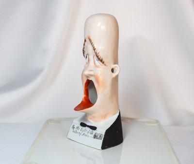 Porcelain Smoking Head Ashtray Barbershop Decor | eBay