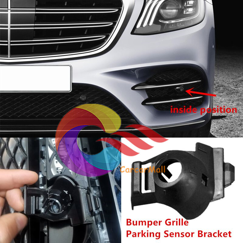 Left Front Bumper Grille Parking Sensor Bracket For Mercedes S-Class ...