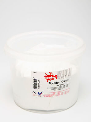 Scola Powder Colour - White 2.5kg - Mix With Water Or PVA Glue School ...