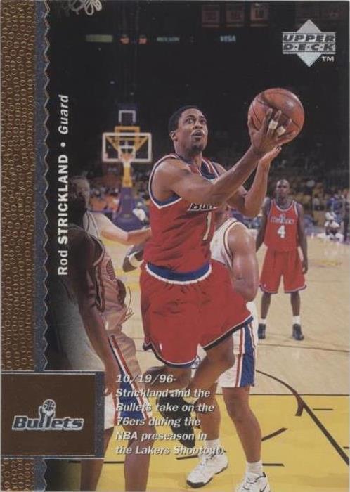 1996-97 Upper Deck - Rod Strickland #314 for sale online | eBay