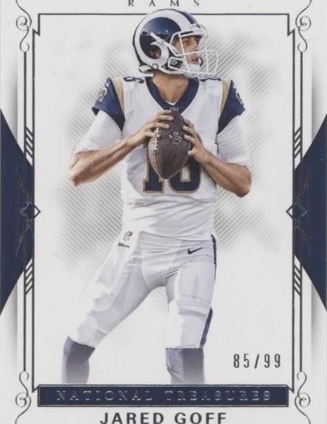 2017 Panini National Treasures - #47 Jared Goff /99 for sale online | eBay