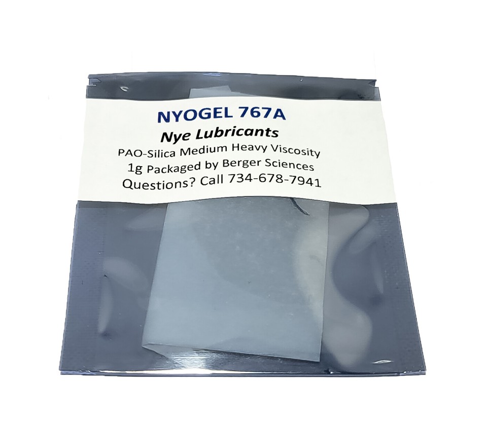 Nye Rheolube, Nyogel, Flourocarbon Gel, Uniflor 1g Synthetic Grease ...