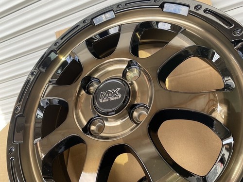 JDM wheels 14inch Set of 4 MAD CROSS BRC/BK Acty Carry Hijet Sambar ...